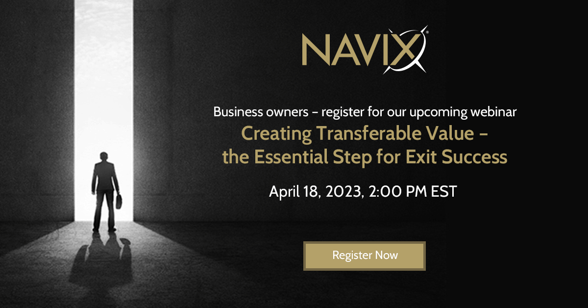 Creating Transferable Value – the Essential Step for Exit Success